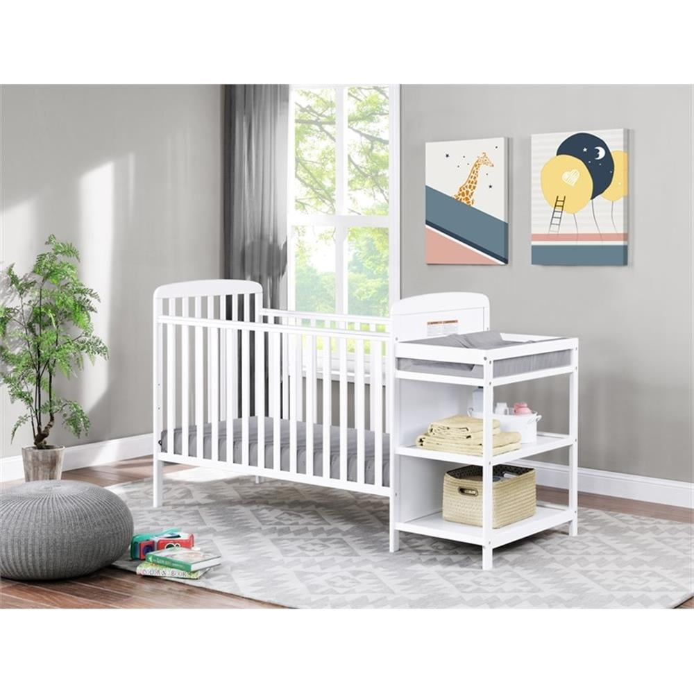 Cuna Convertible 3 en 1 con Cambiador o cama niños pequeños, cambiador ...