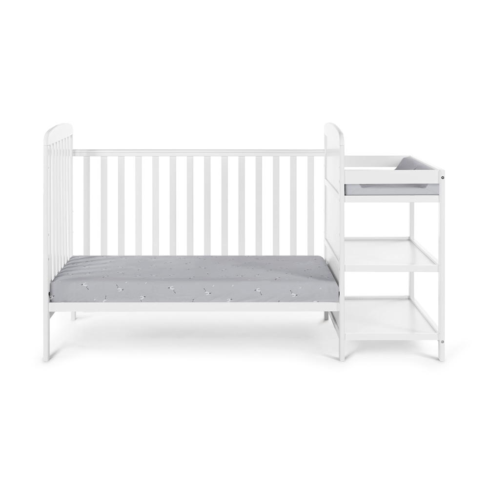 Cuna Convertible 3 en 1 con Cambiador o cama niños pequeños, cambiador ...